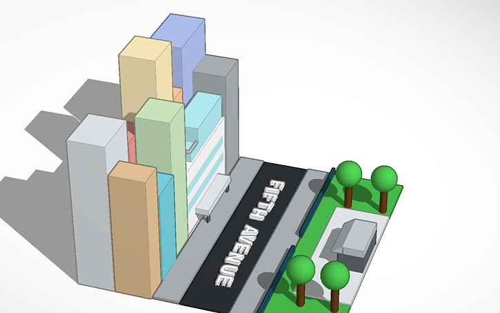 3D design City - Tinkercad