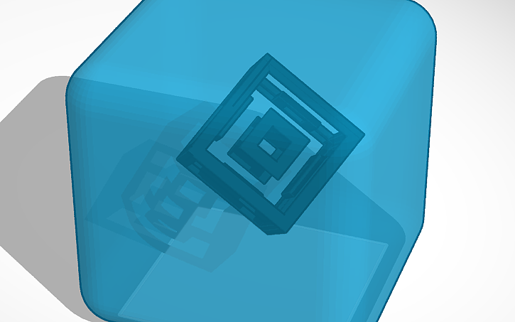 3D design Infinite Cube - Tinkercad