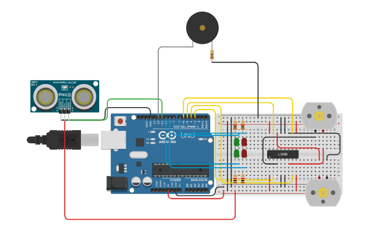 Circuit Design Arduino Motor Tinkercad