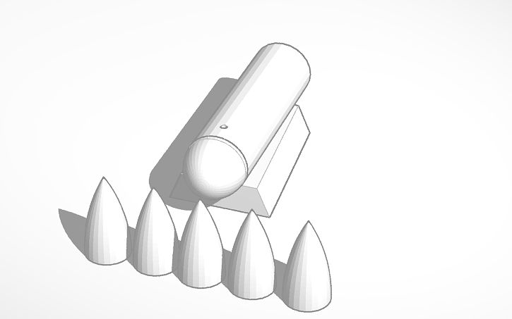 3D design canon - Tinkercad