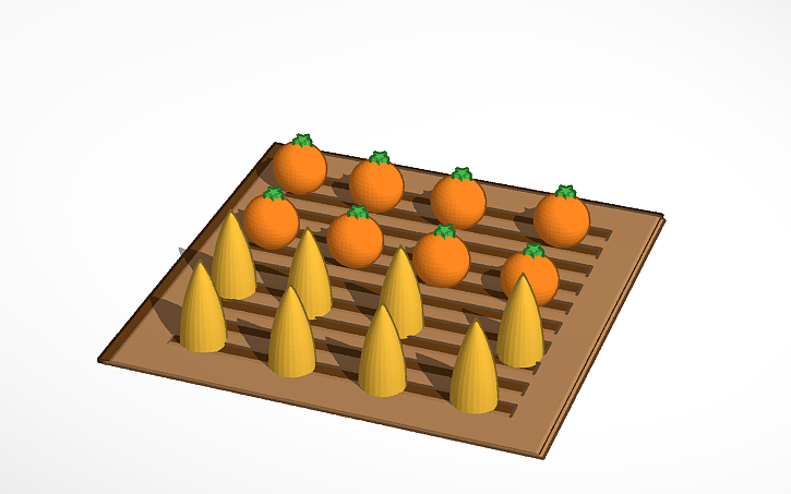 3D design ☼Crops☼ - Tinkercad