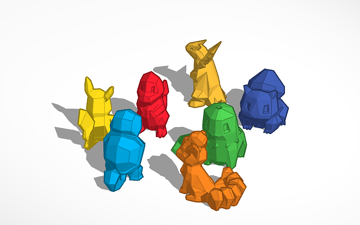 3D design Pokemon - Tinkercad