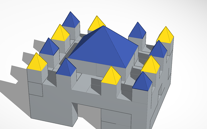 3D design Castle - Tinkercad
