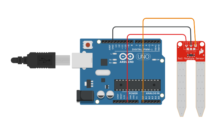 Circuit design model 1 - Tinkercad