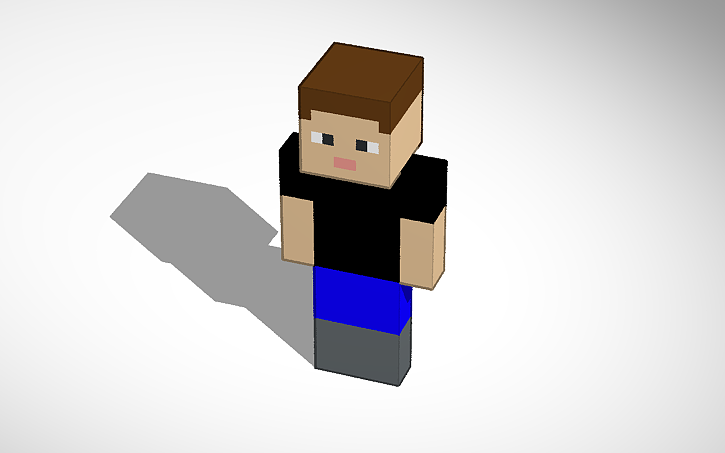 3D design Copy of My Minecraft Skin/BoxingMarker523 Skin - Tinkercad