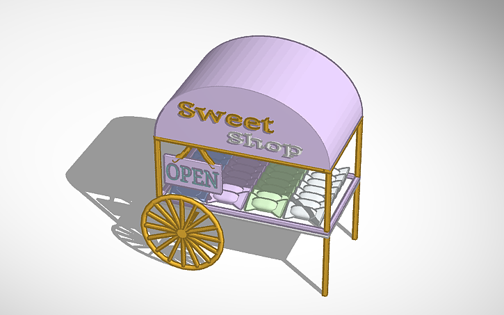 3D design Sweet Shop - Tinkercad