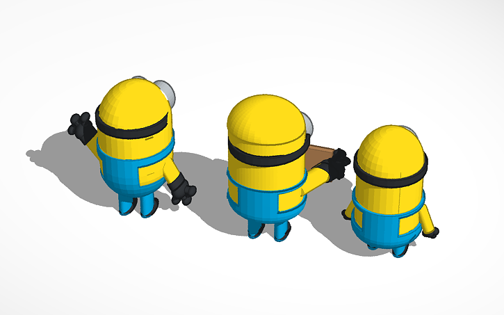 3D design Minions ITStart - Tinkercad