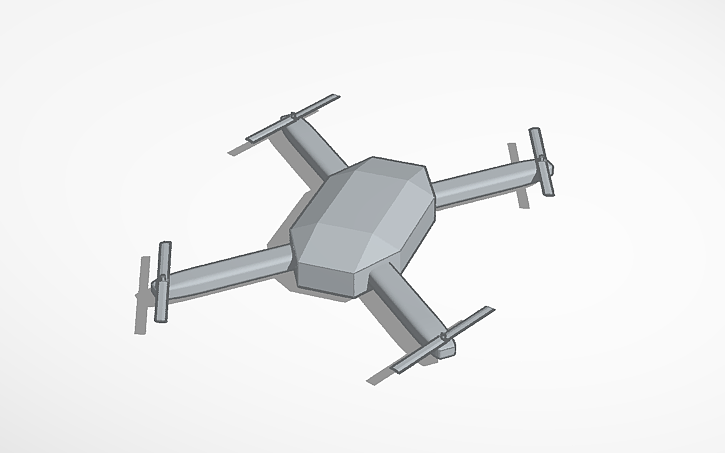 3D design drone 5 - Tinkercad