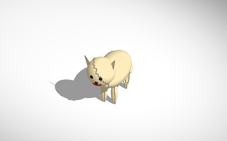 3D design Cat - Tinkercad
