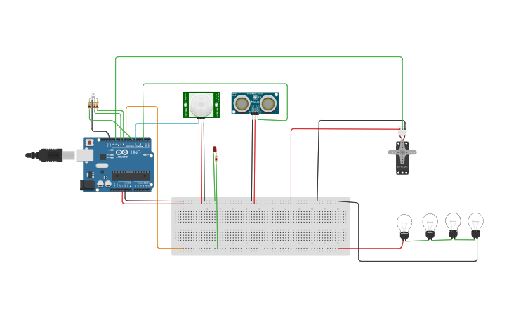 Circuit design Covid Disinfectant Box | Tinkercad