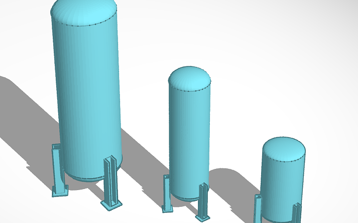 3D design cryogenic tanks | Tinkercad