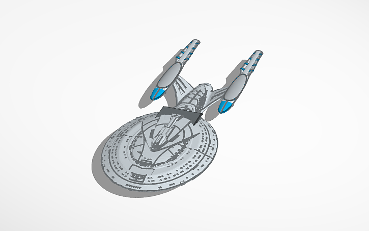 3D design USS Enterprise 1701 E (Sovereign-class Kelvin Timeline ...