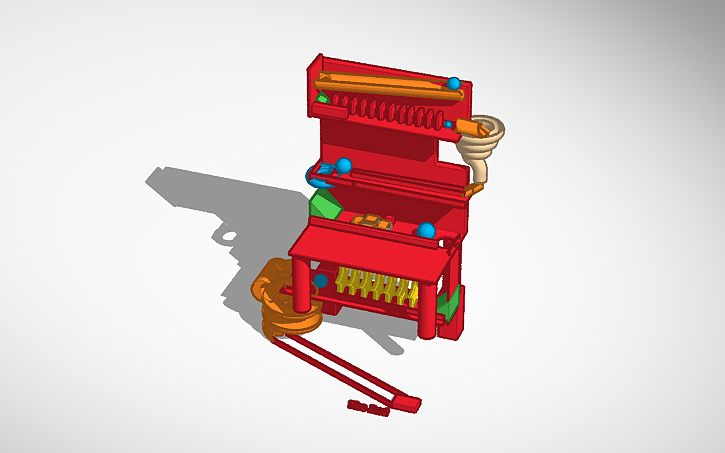 3D design Goldberg Machine - Tinkercad