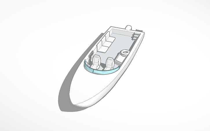 3D design My Speedboat (TinkerTogether) | Tinkercad
