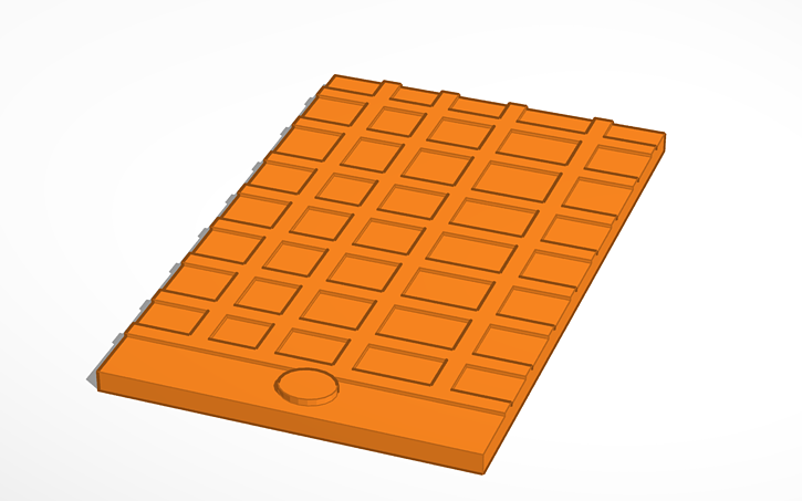 3D design waffle phone | Tinkercad