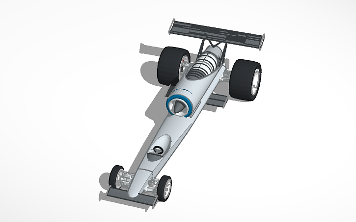 3D design Jet dragster - Tinkercad