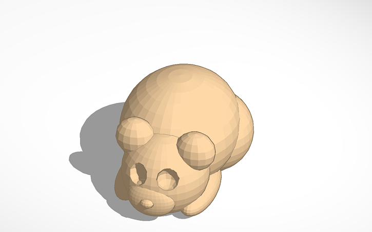 3D design Gerbil Figure - Tinkercad