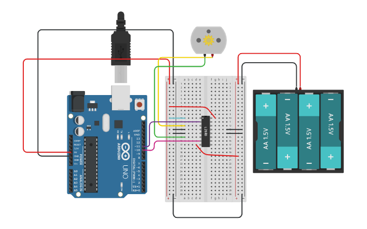 Circuit Design Dc Motor Intro Tinkercad