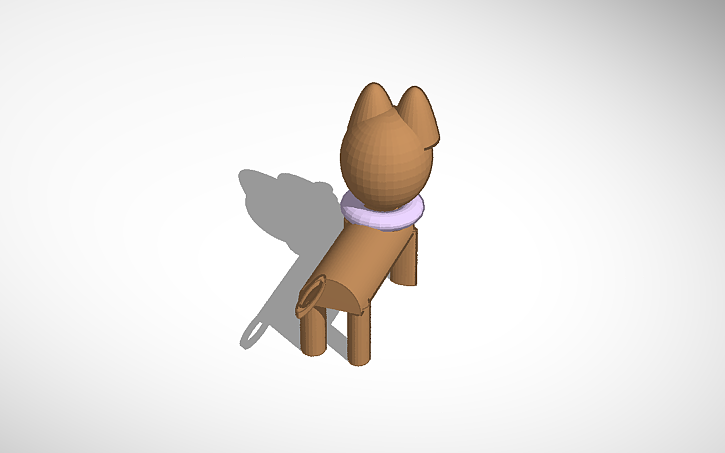 3D design Dog - Tinkercad