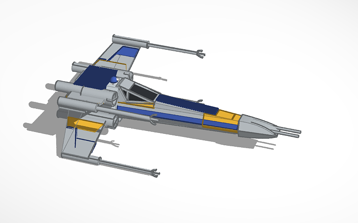 3D design x-wing 2.O | Tinkercad