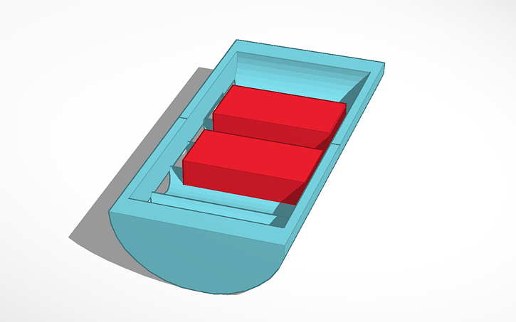 3D design amusement park boat - Tinkercad
