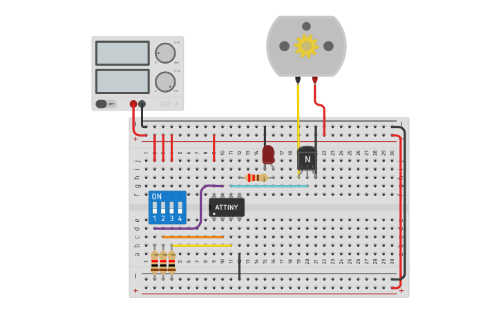 Circuit design Operadores Lógicos 2 - Tinkercad