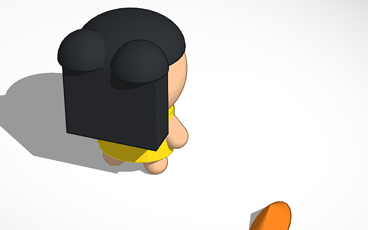 3D design doll - Tinkercad