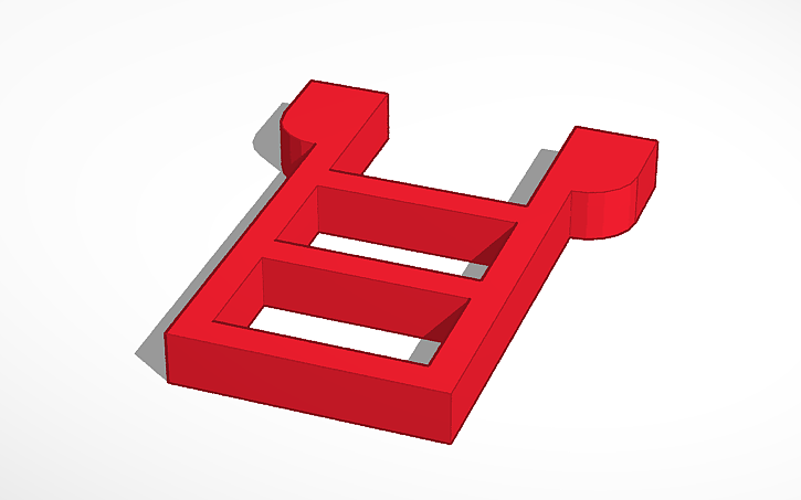 3D design Athearn P42 ladders - Tinkercad