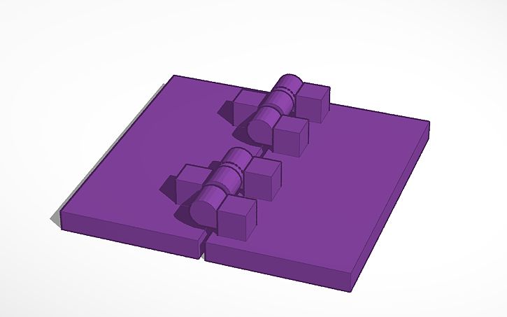 3D design HINGE PROTOTYPE | Tinkercad
