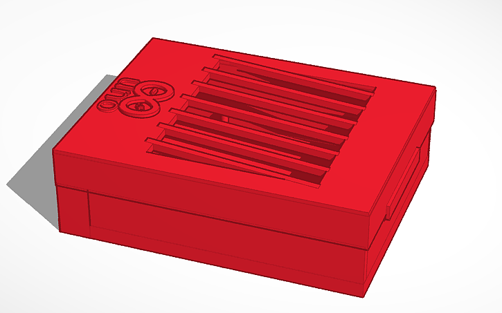 3D design Arduino Uno case - Tinkercad