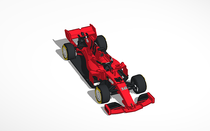 3D design Formula 1 Race Car | Tinkercad