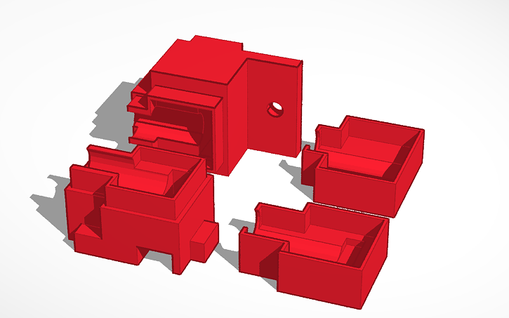 3D design KE8AQW Kenwood TM-V7a separation cable connectors - Tinkercad