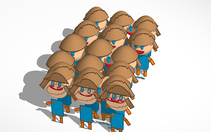 3D design women (52) army | Tinkercad