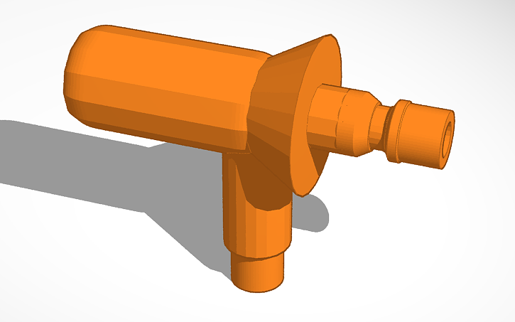 3D design Venturi Valve - Tinkercad