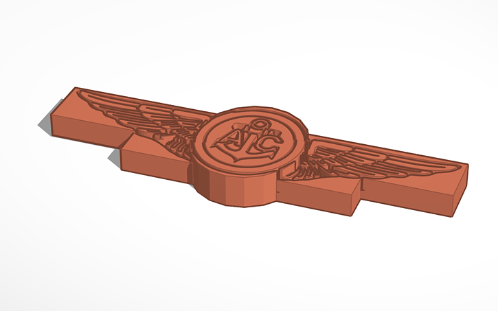 3D design AC Wings - Tinkercad