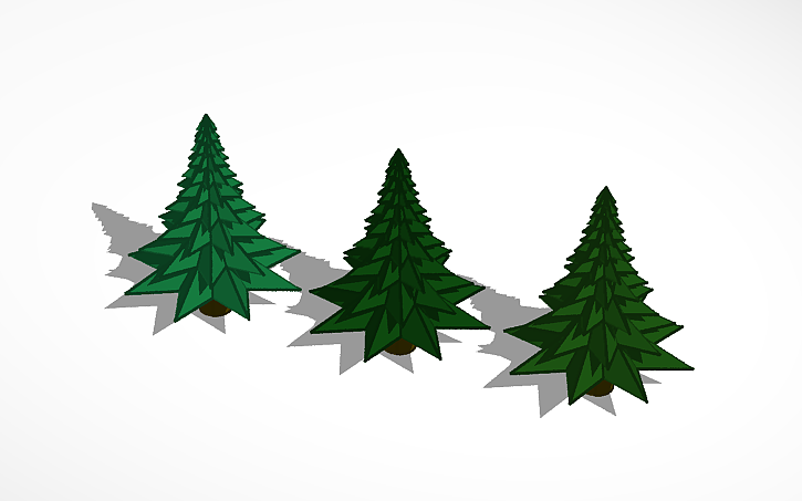 3D design Trees - Tinkercad