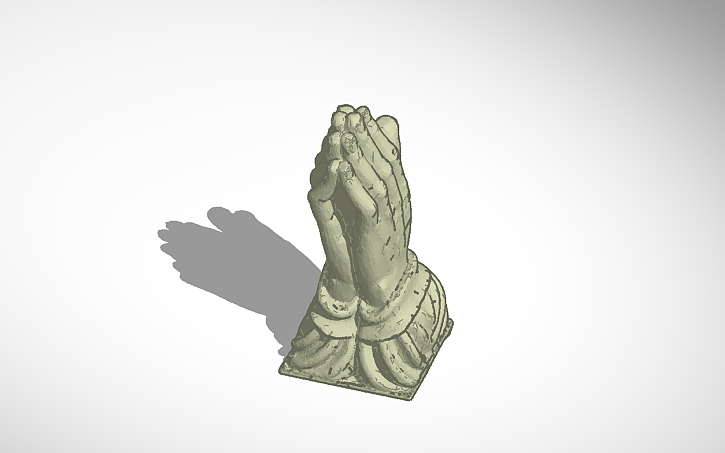 3D design Praying - Tinkercad