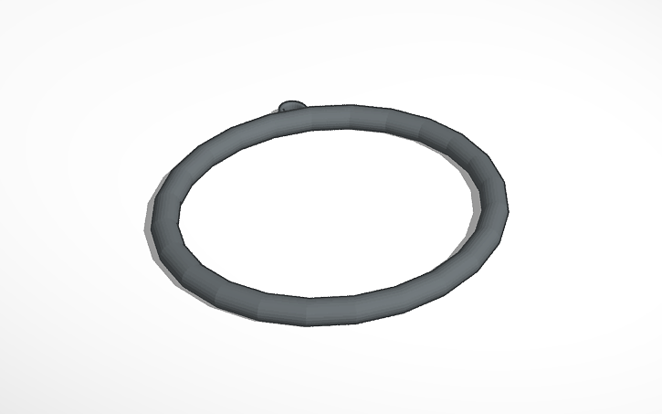 3D design ring GGB logo | Tinkercad