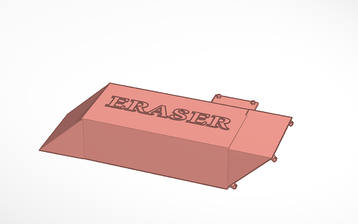 3D design Hidden Gum Eraser - Tinkercad
