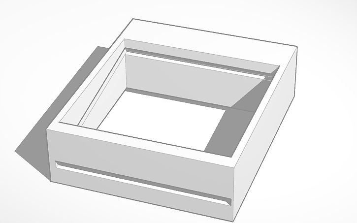 3D design Picture Frame - Tinkercad