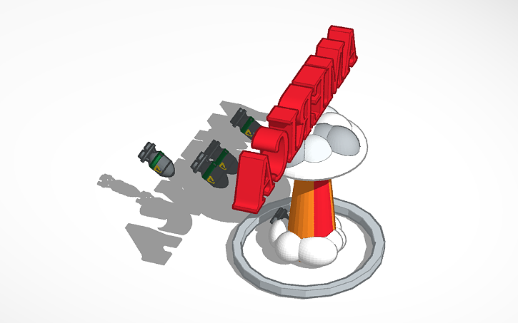 3D design NUKE - Tinkercad