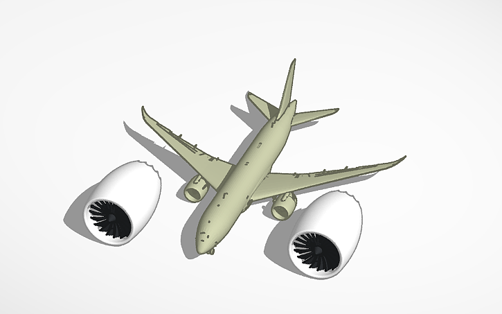 3D design Boeing 787-900 with two 787 Engine Rolls-Royce Trent 1000 ...