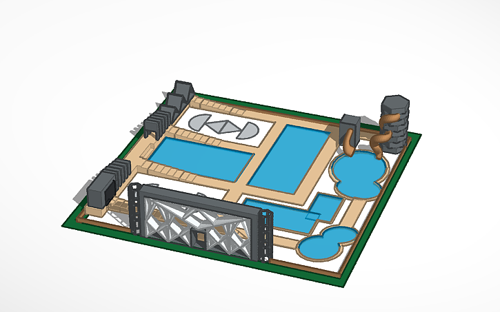3D design Parque Acuático | Tinkercad