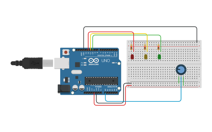 Potentiometer Tinkercad