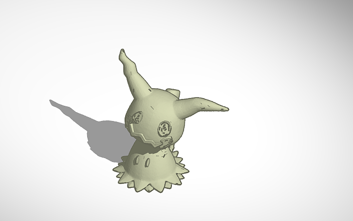 3D design Mimikyu - Tinkercad