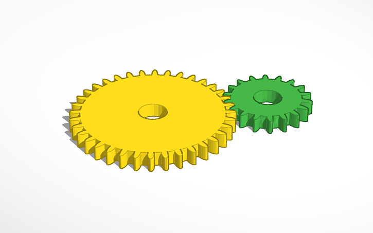 3D design Gears - Tinkercad