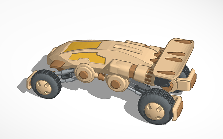 3D design The "Razor" Rocket Rambler 2055 - Tinkercad