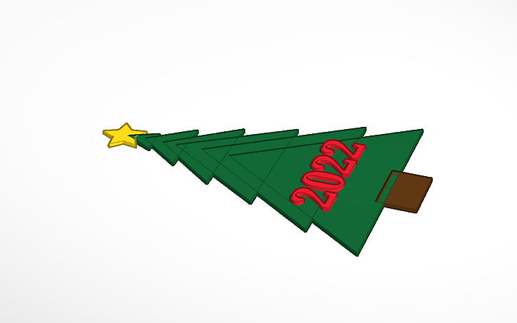 3D design Christmas Tree - Tinkercad