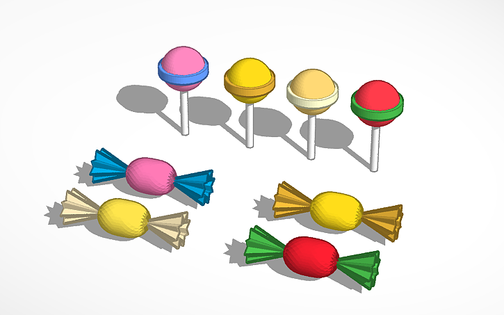 3D design CANDY - Tinkercad