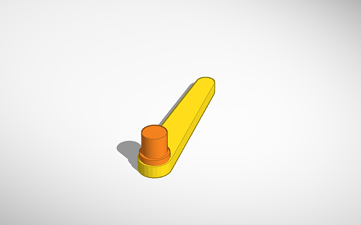 3D design Flap sensor lever - Tinkercad
